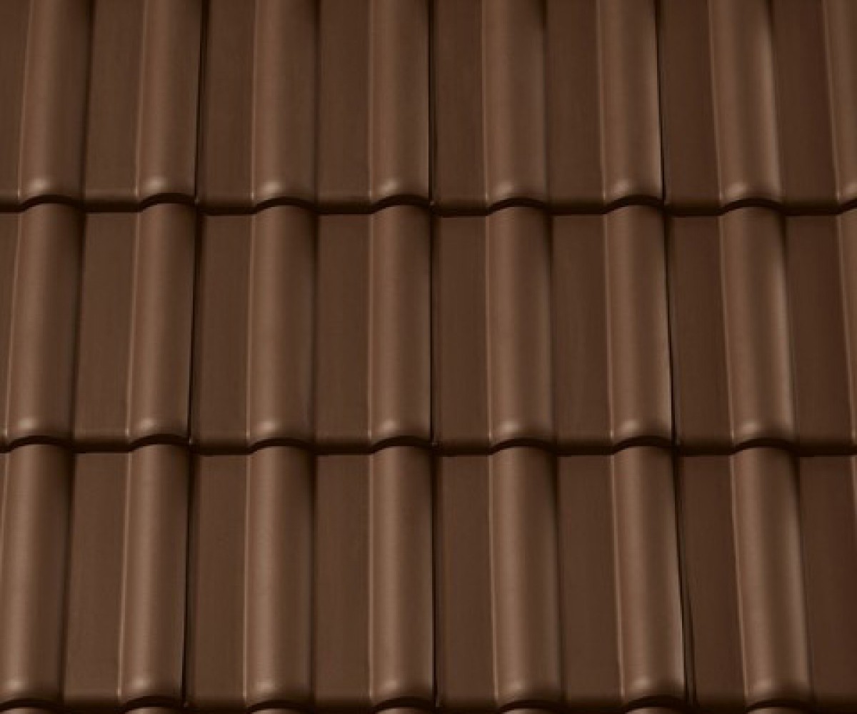 "Creaton" Maxima 213 Dunkelbraun engobiert čerpės | Klinkera